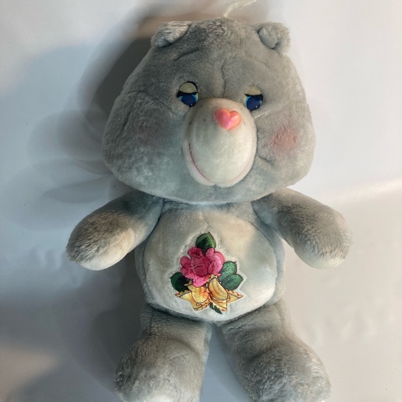 Kenner | Toys | Vintage 983 Care Bears 15 Grams Bear Plush Grandma Gray ...